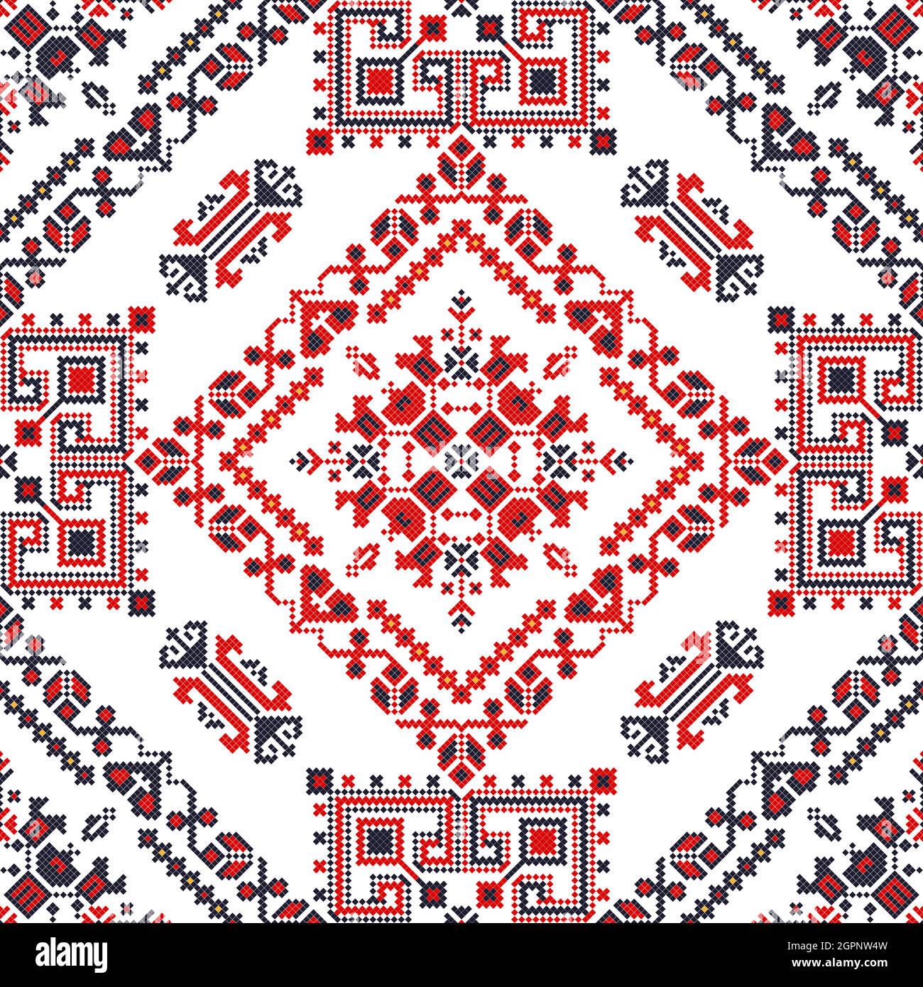 Romanian traditional pattern 180 Stock Vector Image & Art - Alamy