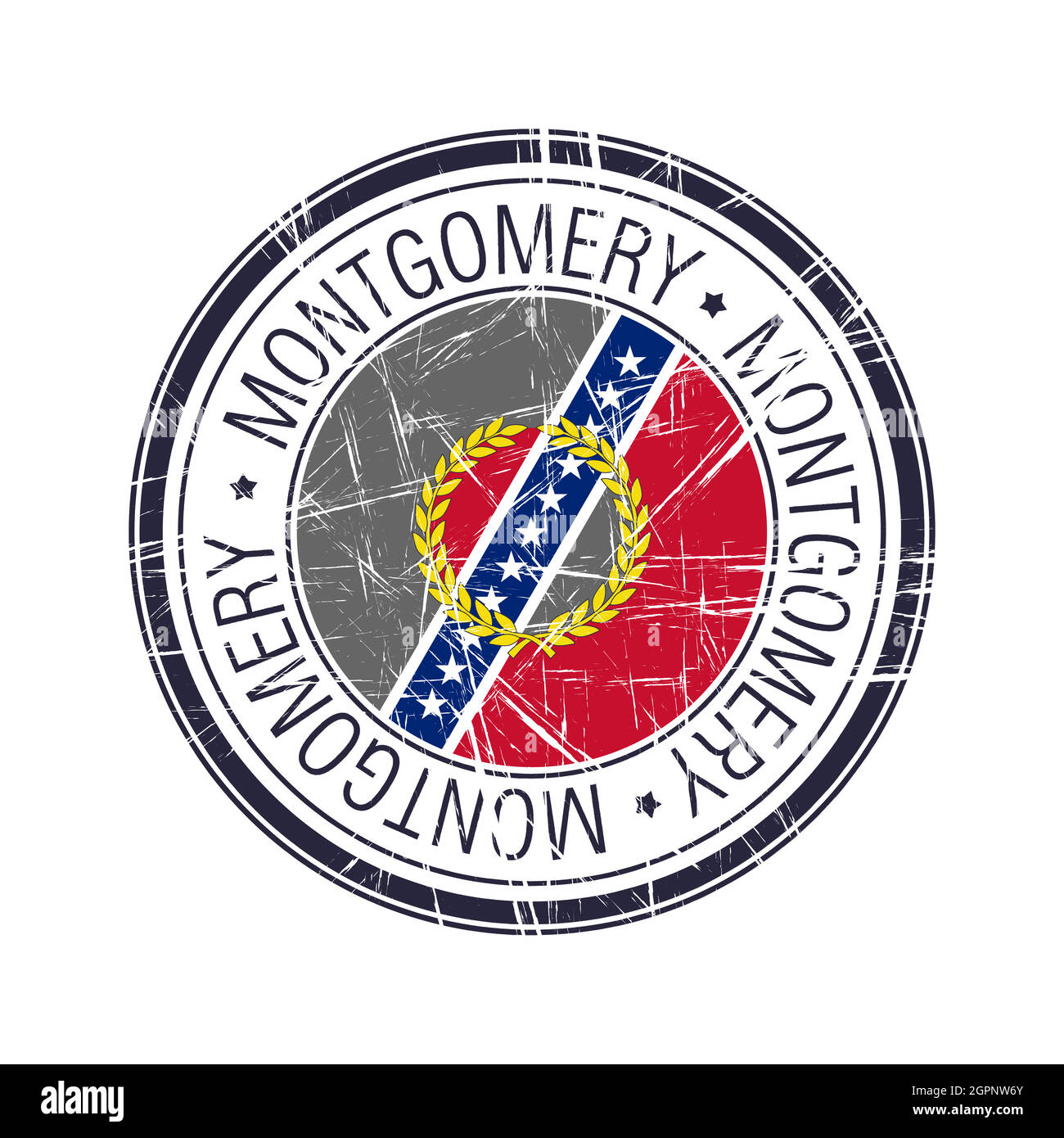 City of Montgomery, Alabama vector stamp Stock Vector Image & Art - Alamy