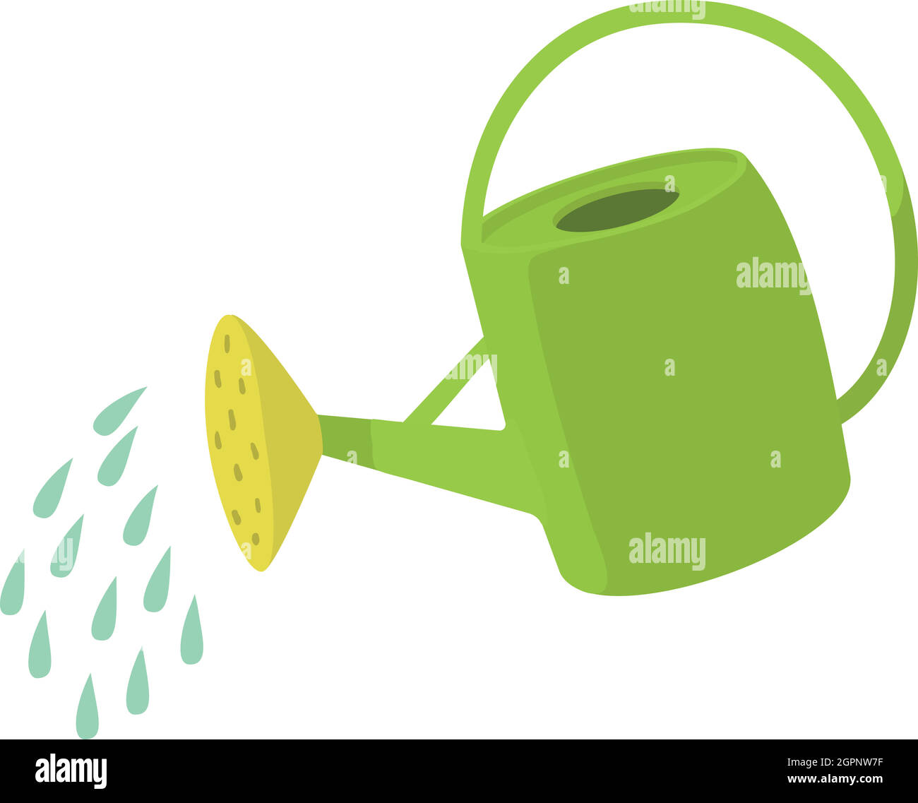 Watering can cartoon hi-res stock photography and images - Alamy