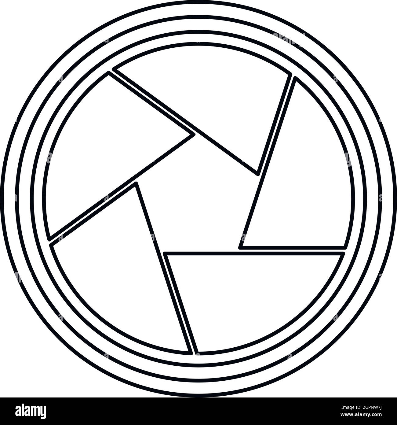 Lens outline hi-res stock photography and images - Alamy