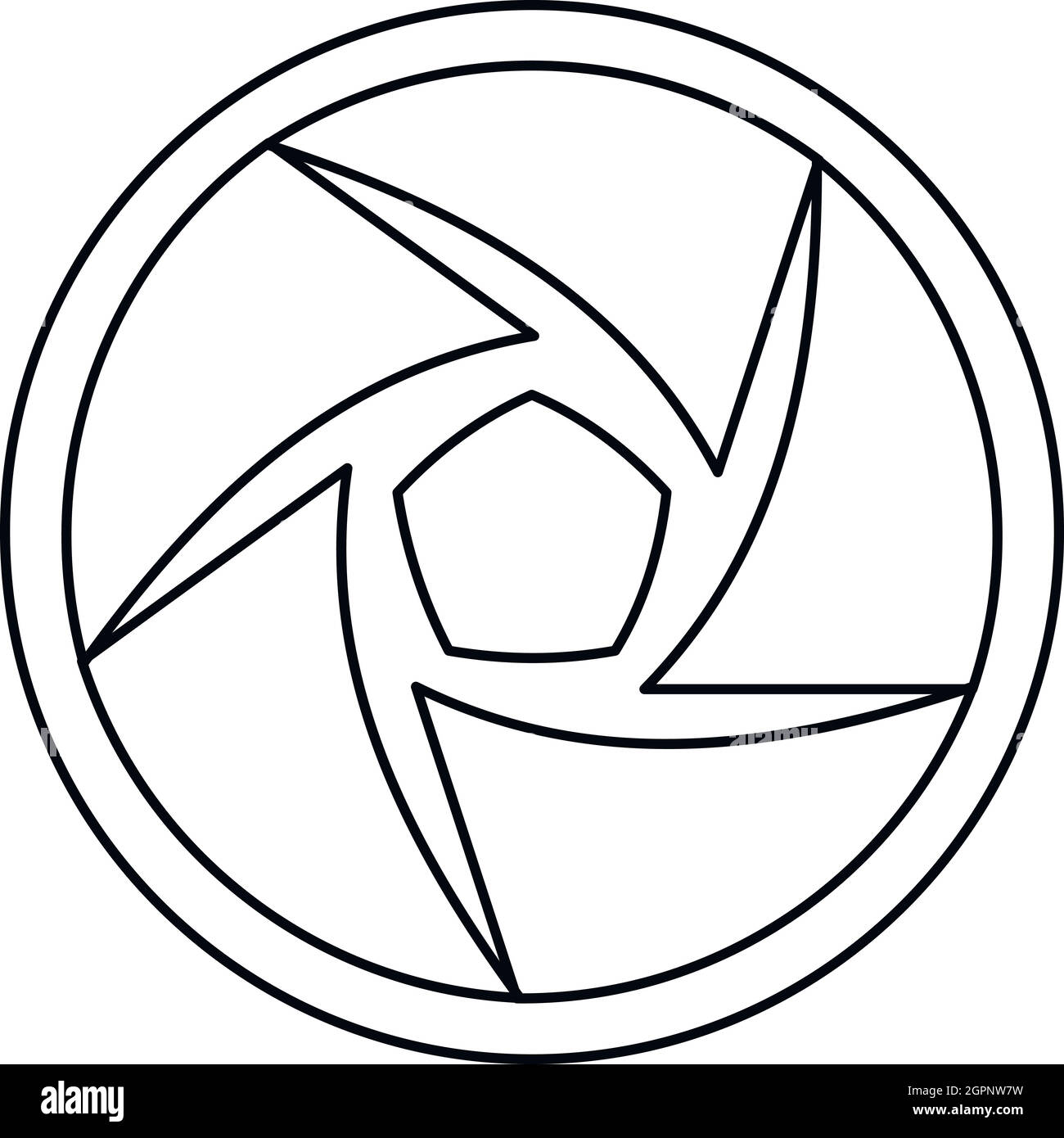 Video objective icon, outline style Stock Vector Image & Art - Alamy