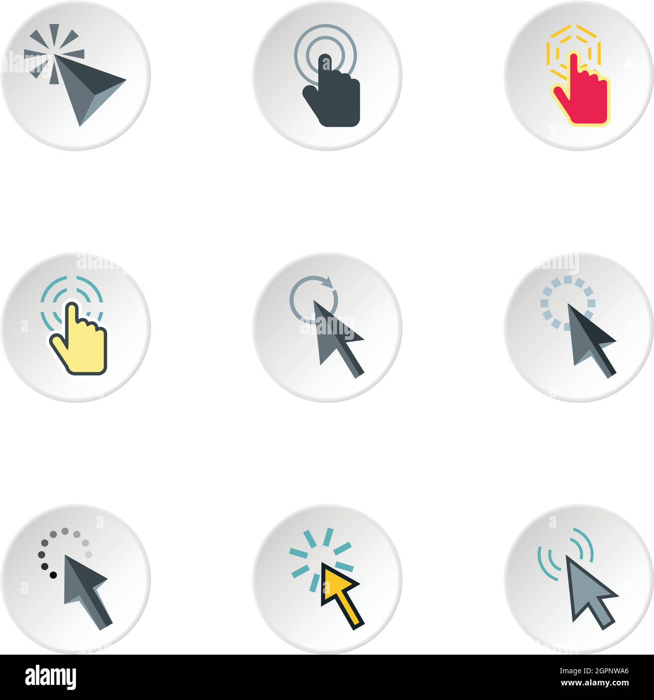 Set cursor image hi-res stock photography and images - Alamy