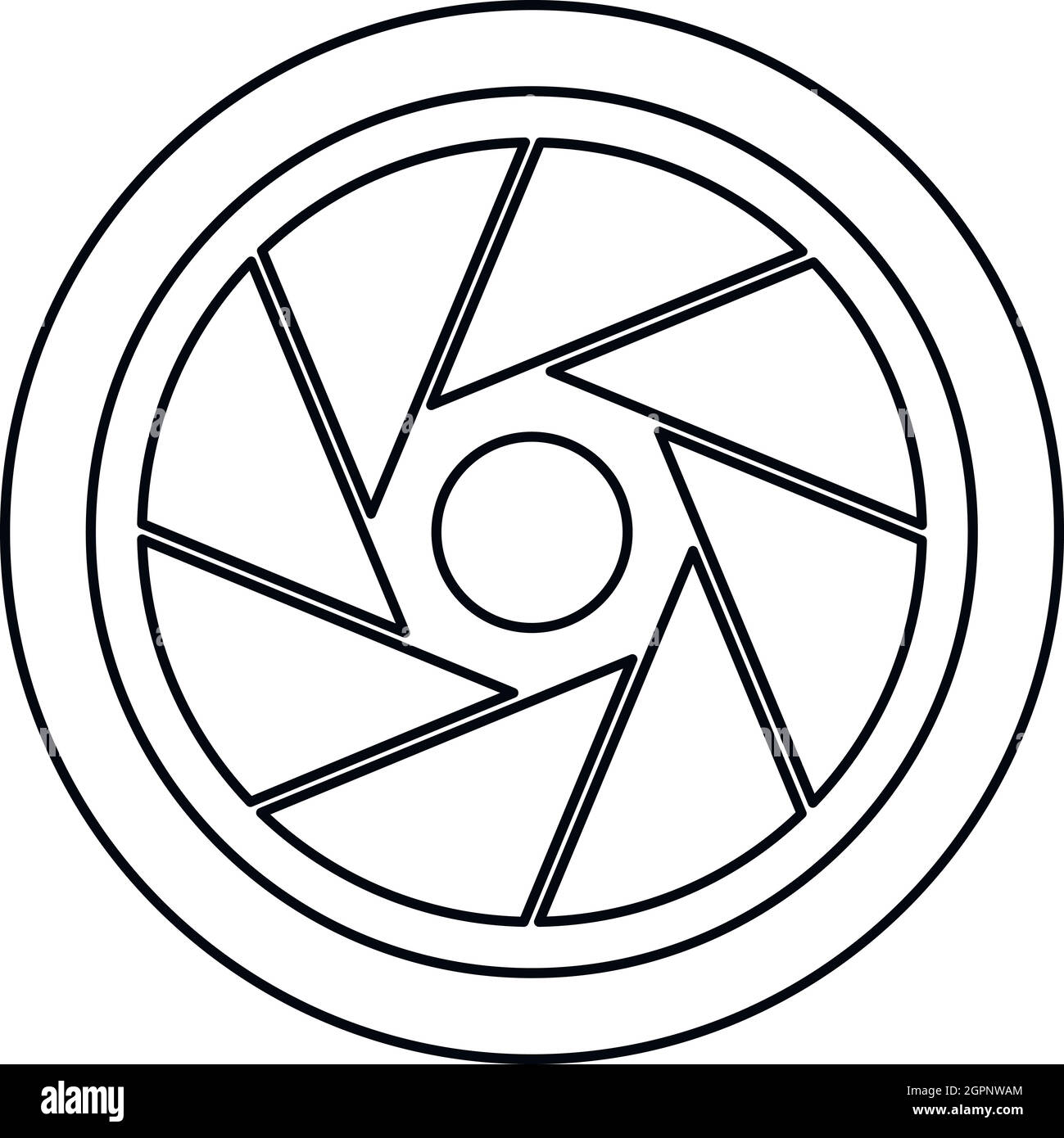 Little objective icon, outline style Stock Vector Image & Art - Alamy