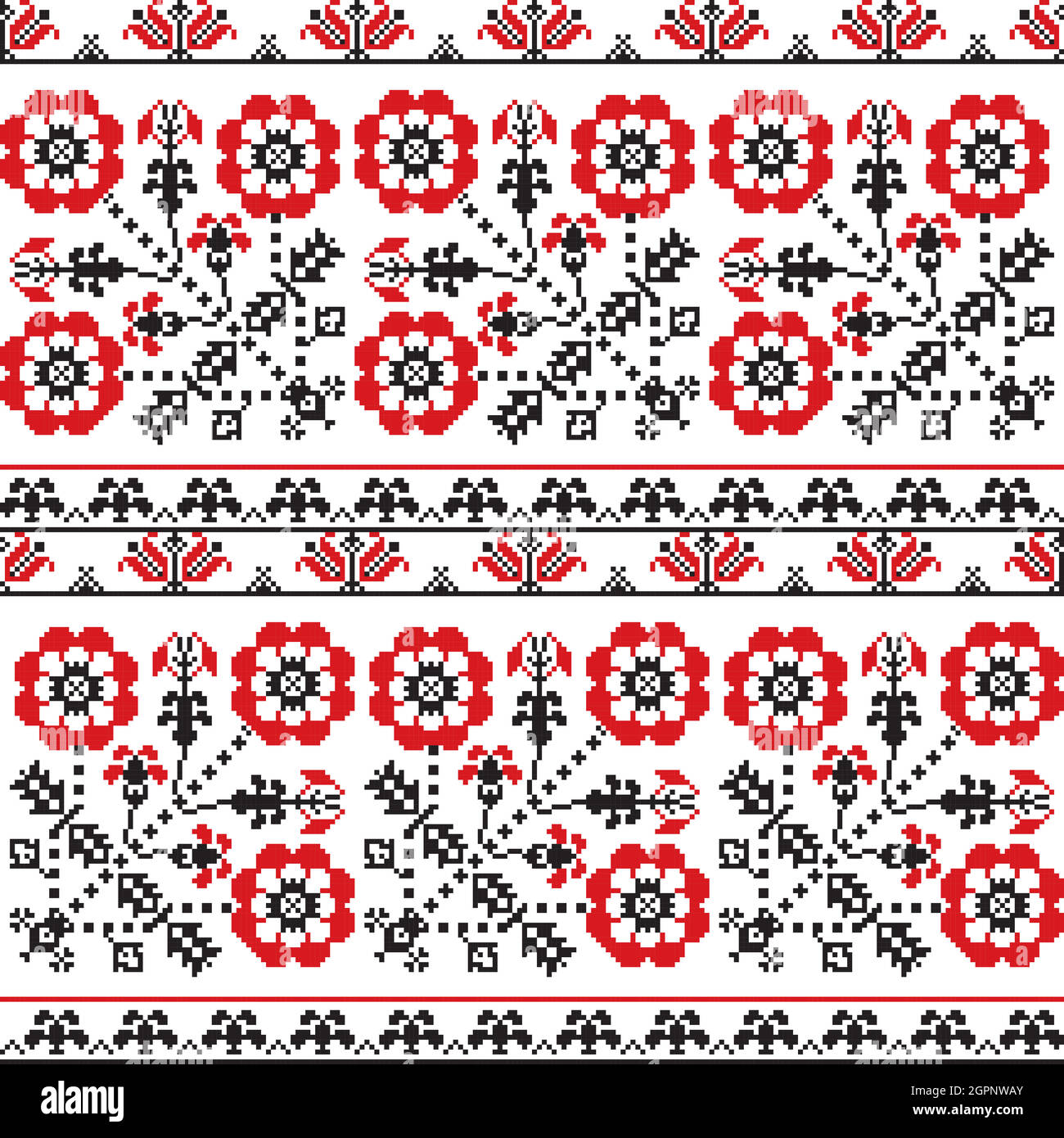 Romanian traditional pattern Stock Vector Image & Art - Alamy