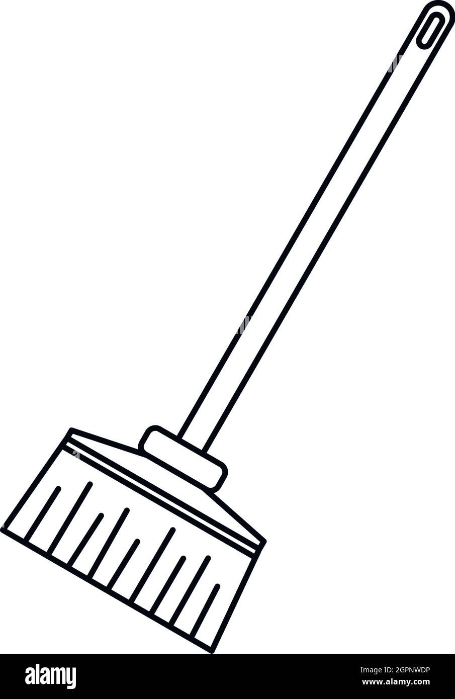 Broomstick outline Cut Out Stock Images & Pictures - Alamy