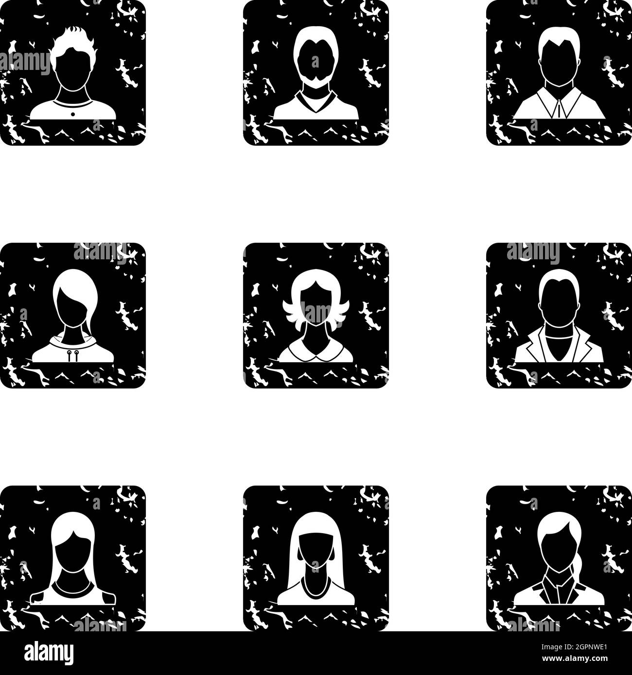 Avatar man long hair Black and White Stock Photos & Images - Alamy