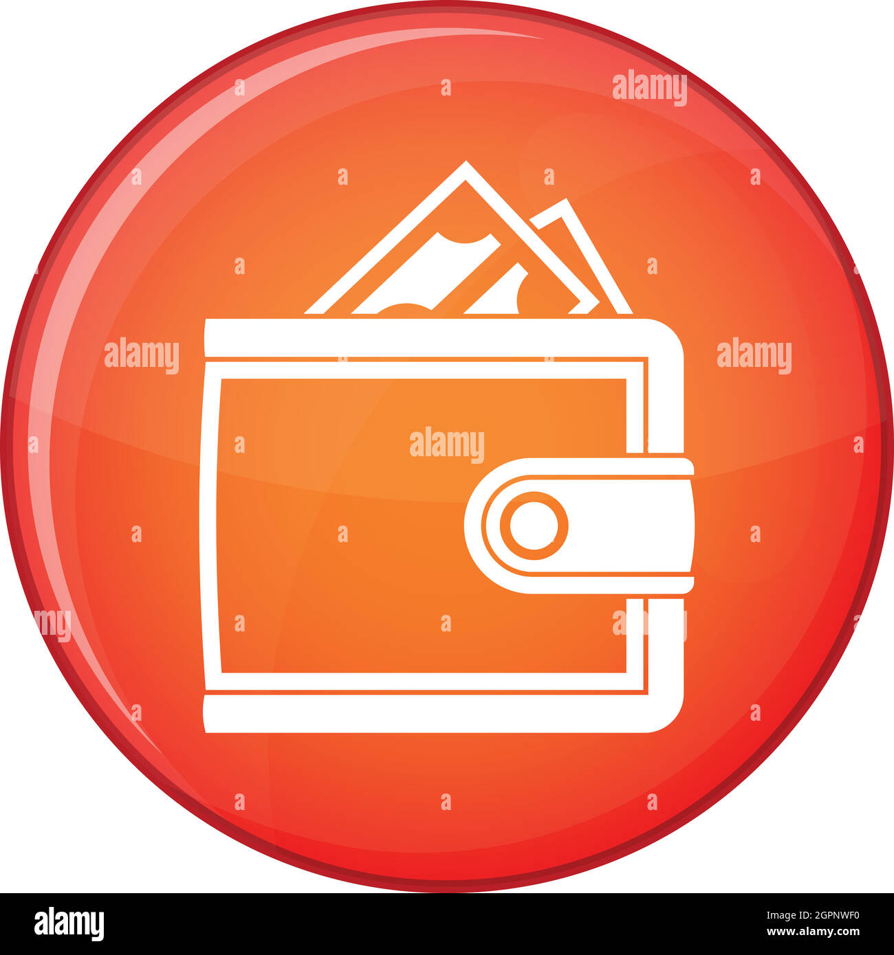 Purse flat icon Stock Vector Images - Alamy