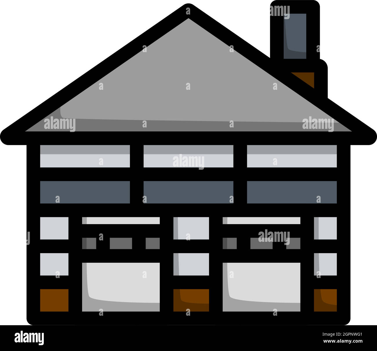 Industrial warehouse storage export Stock Vector Images - Alamy