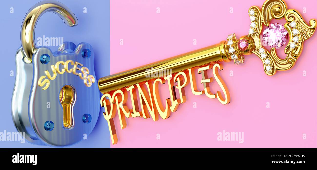 Key to success is Principles - to win in work, business, family or life ...