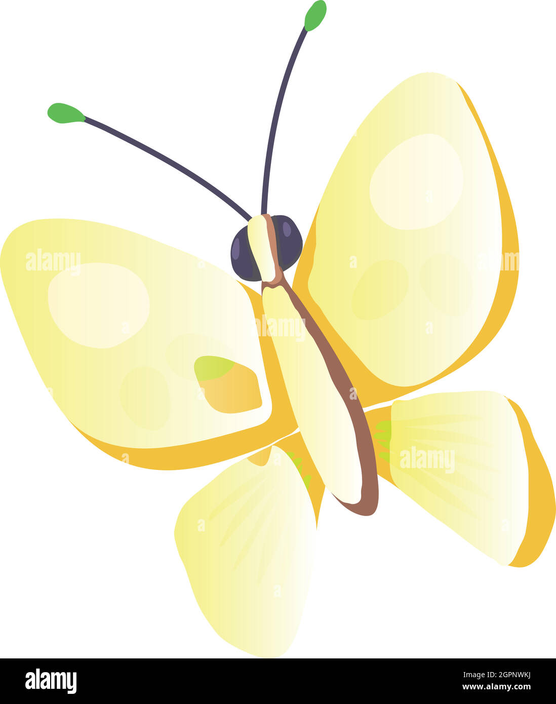Butterfly icon, cartoon style Stock Vector Image & Art - Alamy