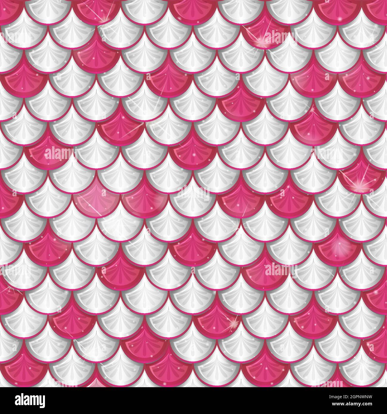 Fish scale seamless pattern background illustration Stock Vector Image ...
