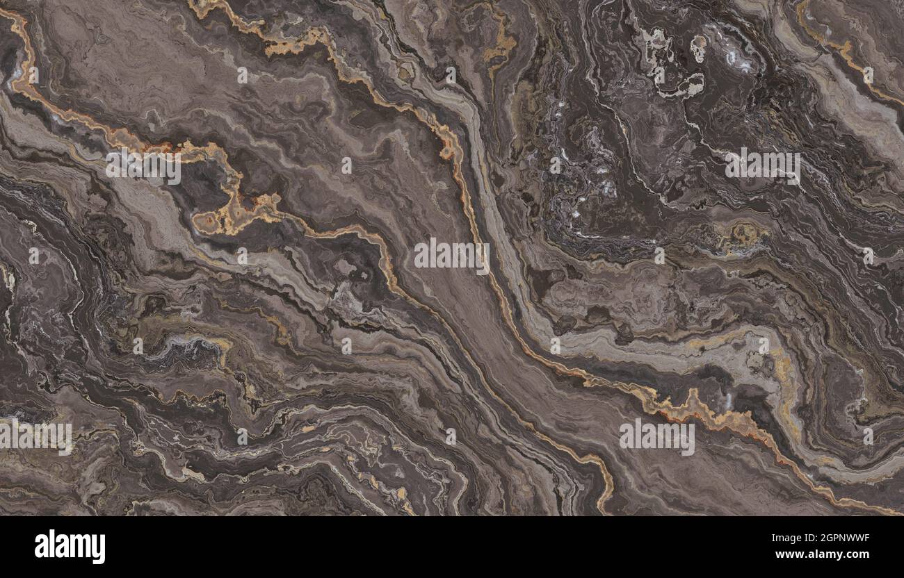 Beautiful brown marble tile. Abstract texture and background. 2D ...