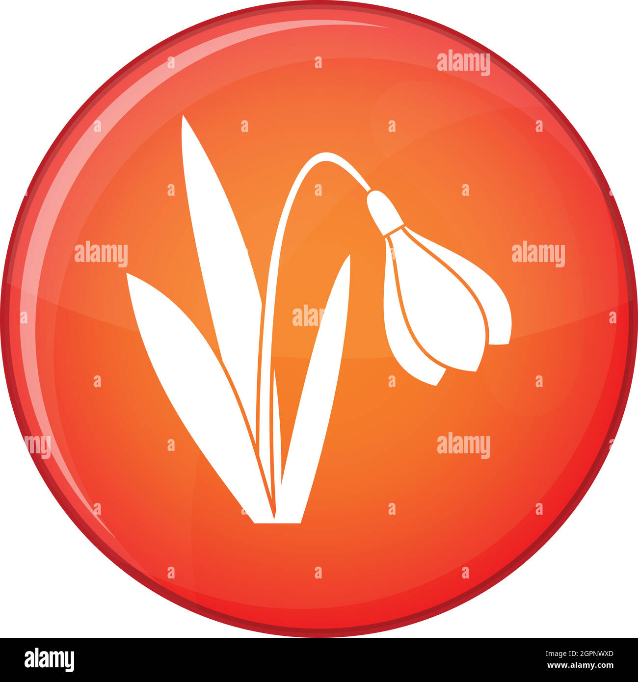 First spring flower plant Stock Vector Images - Alamy