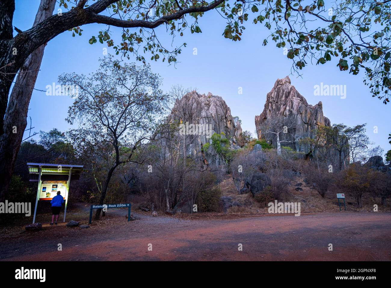 Limestone outcrop at Chillagoe-Mungana Caves National park, North ...