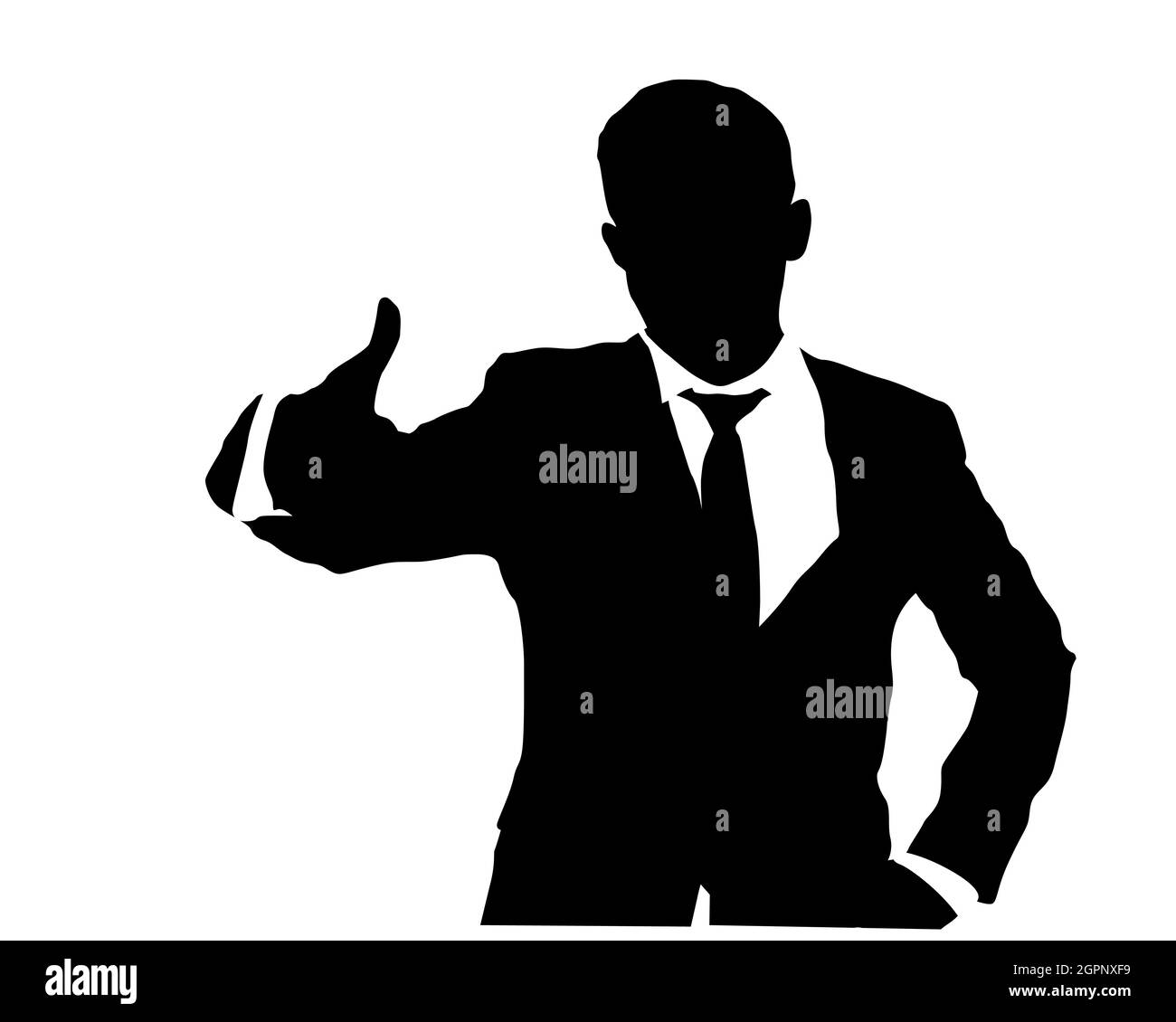 Gesturing portrait Stock Vector Images - Alamy