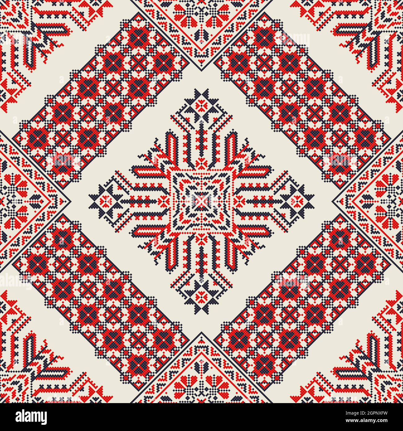 Romanian traditional pattern 162 Stock Vector Image & Art - Alamy