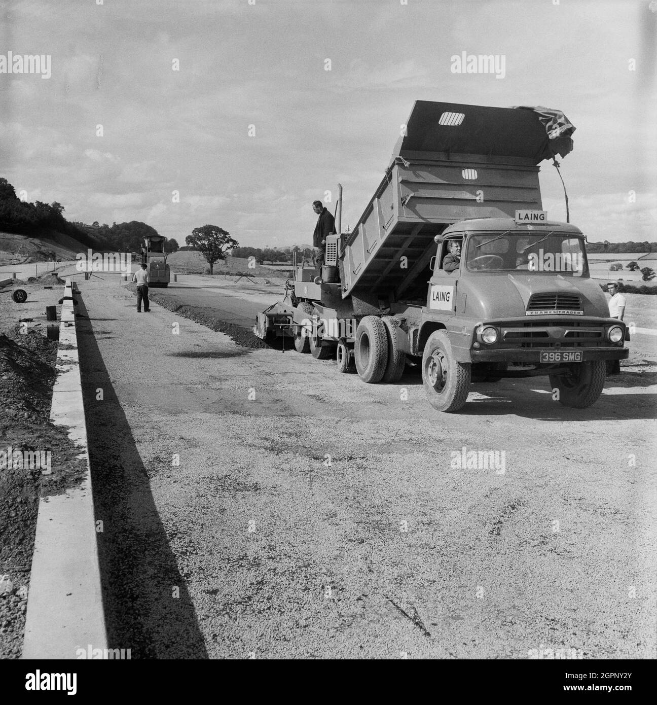 M6 motorway 1960s Black and White Stock Photos & Images - Alamy