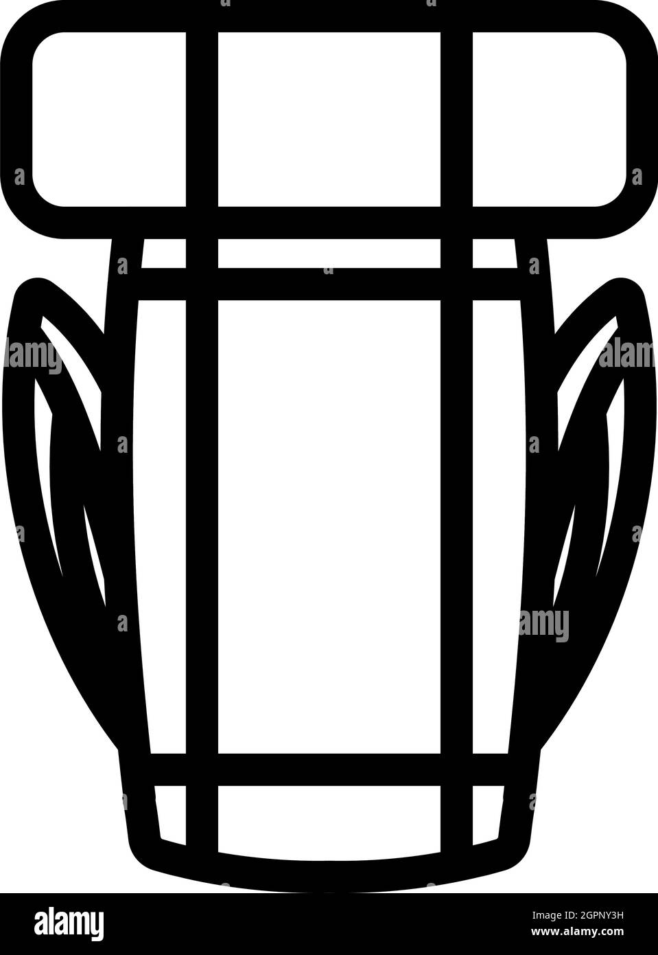 Travel backpack concept Black and White Stock Photos & Images - Alamy