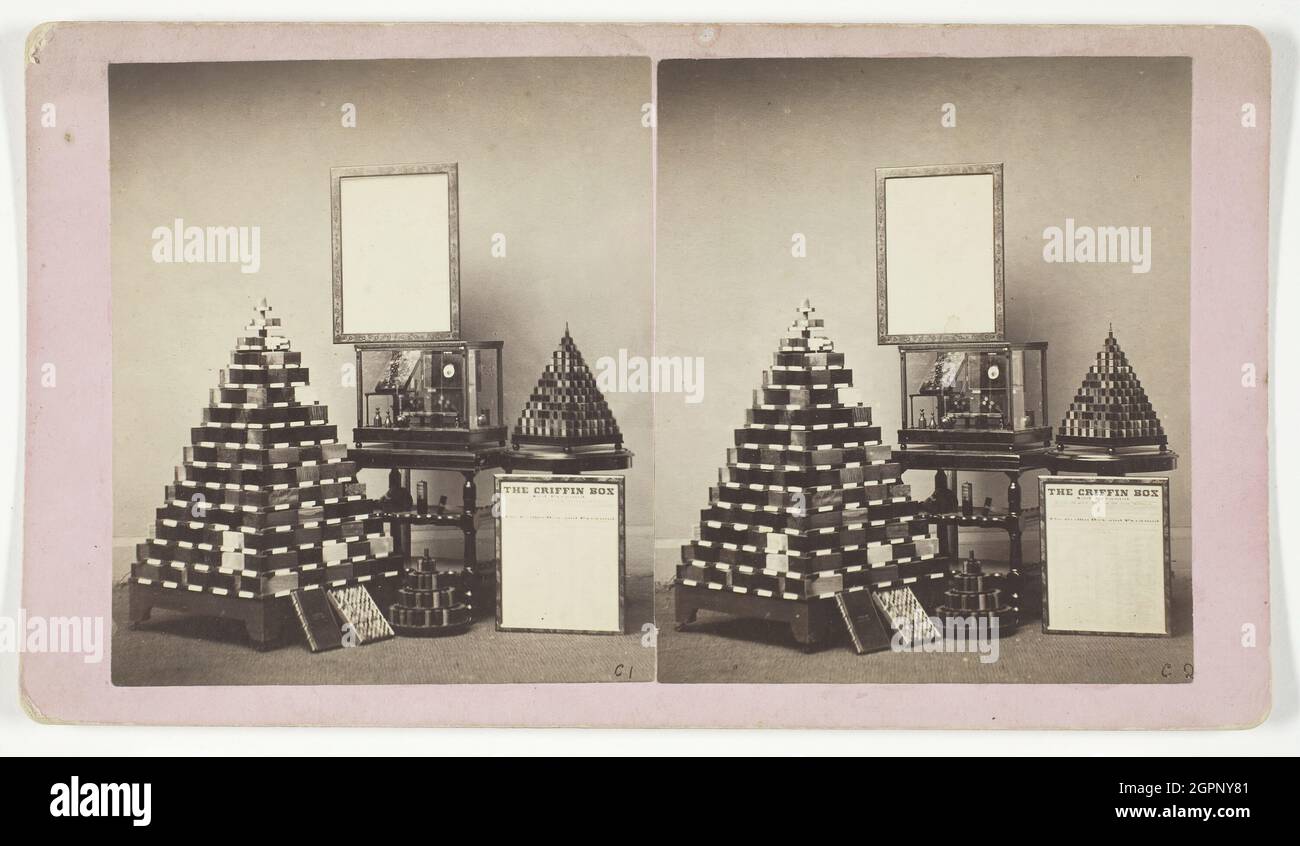 Untitled (The Griffin Box), 1875/99. Albumen print, stereocard Stock ...