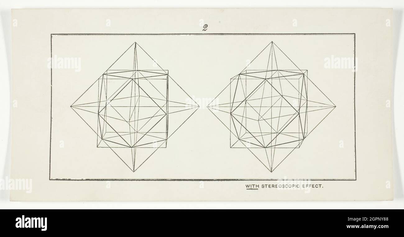 With Stereoscopic Effect 2, 1875/99. [Stereoscopy is a technique for ...