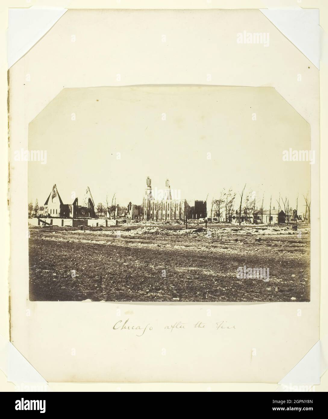Chicago After the Fire, 1871/72. The Great Chicago Fire of October 1871 ...