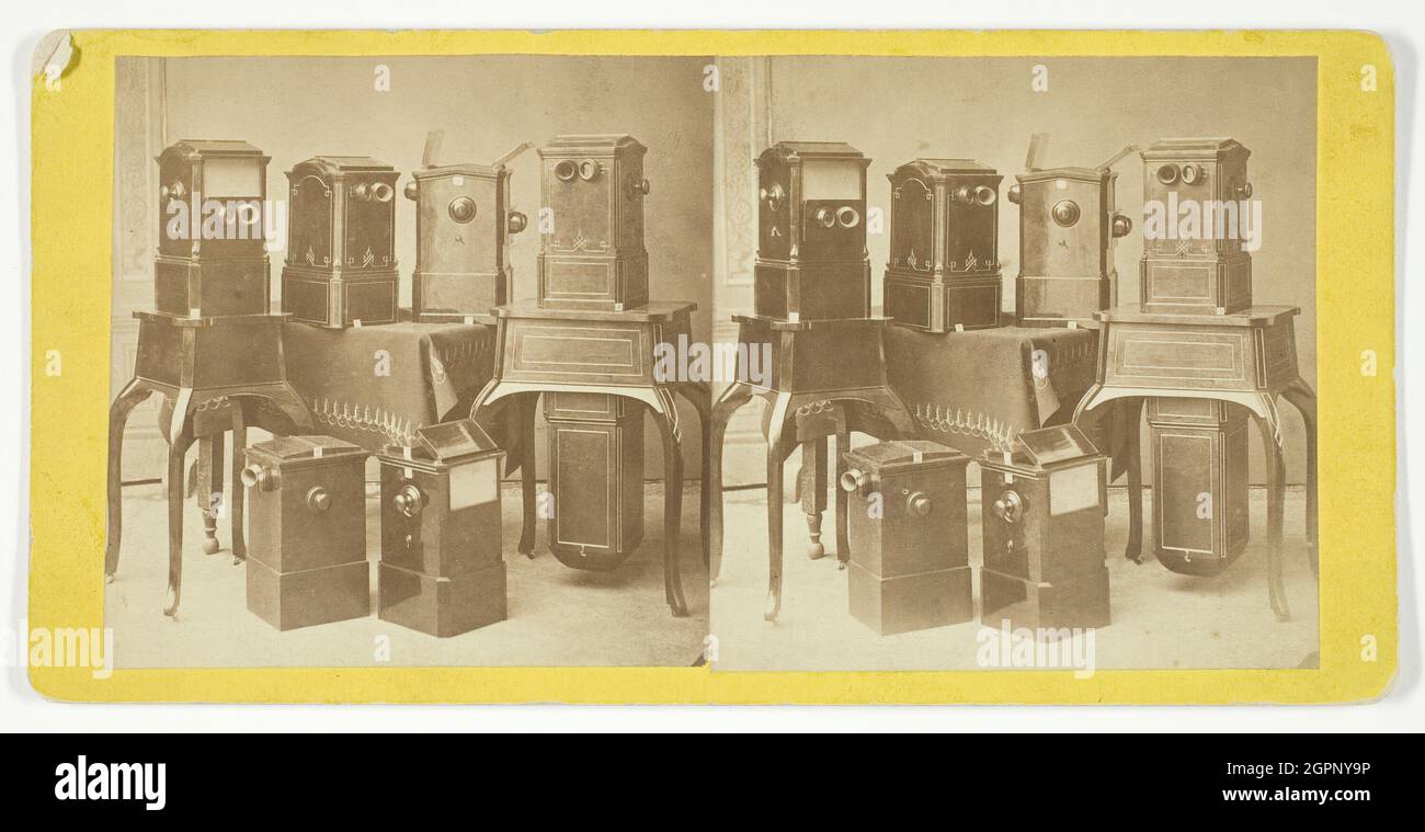 Beekers' Revolving Stereoscopes, 1875/99. [Devices for viewing ...