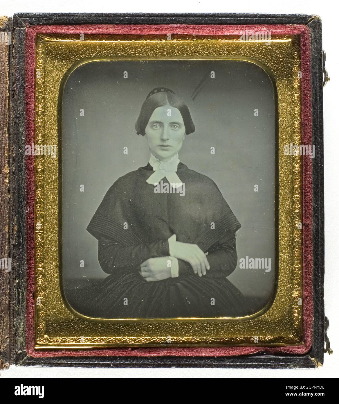 Untitled [portrait of a young woman], c. 1850. A work made of ...