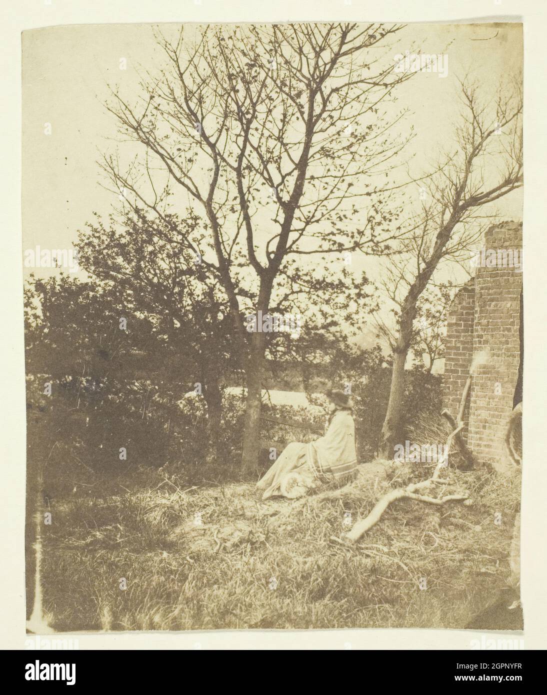 Mrs. Craik Seated Outdoors, 1850/59. [British novelist and poet Dinah ...