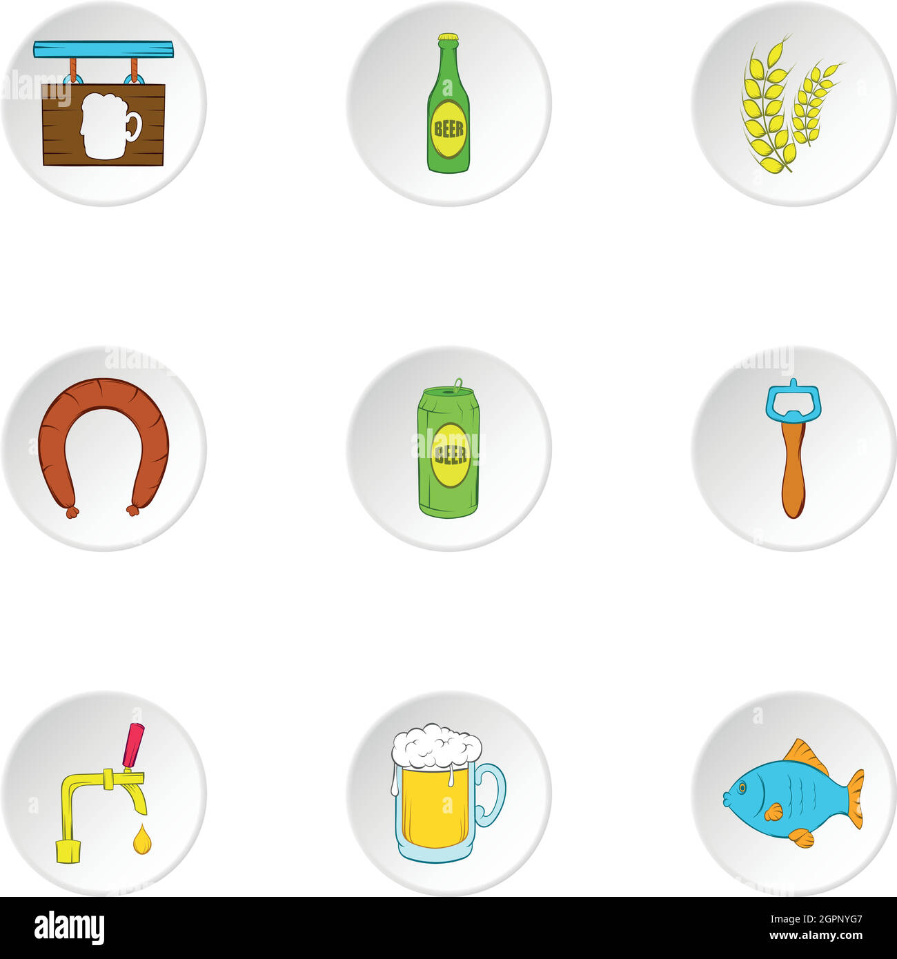 Alcohol cartoon Stock Vector Images - Alamy