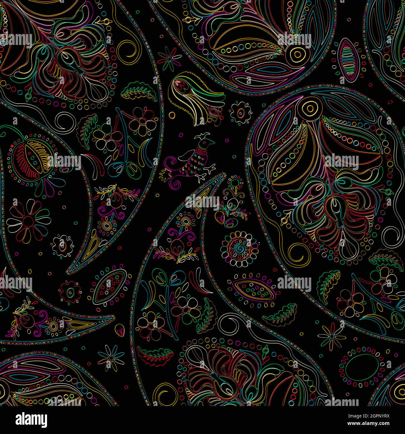 Vector paisley 2 Stock Vector Image & Art - Alamy