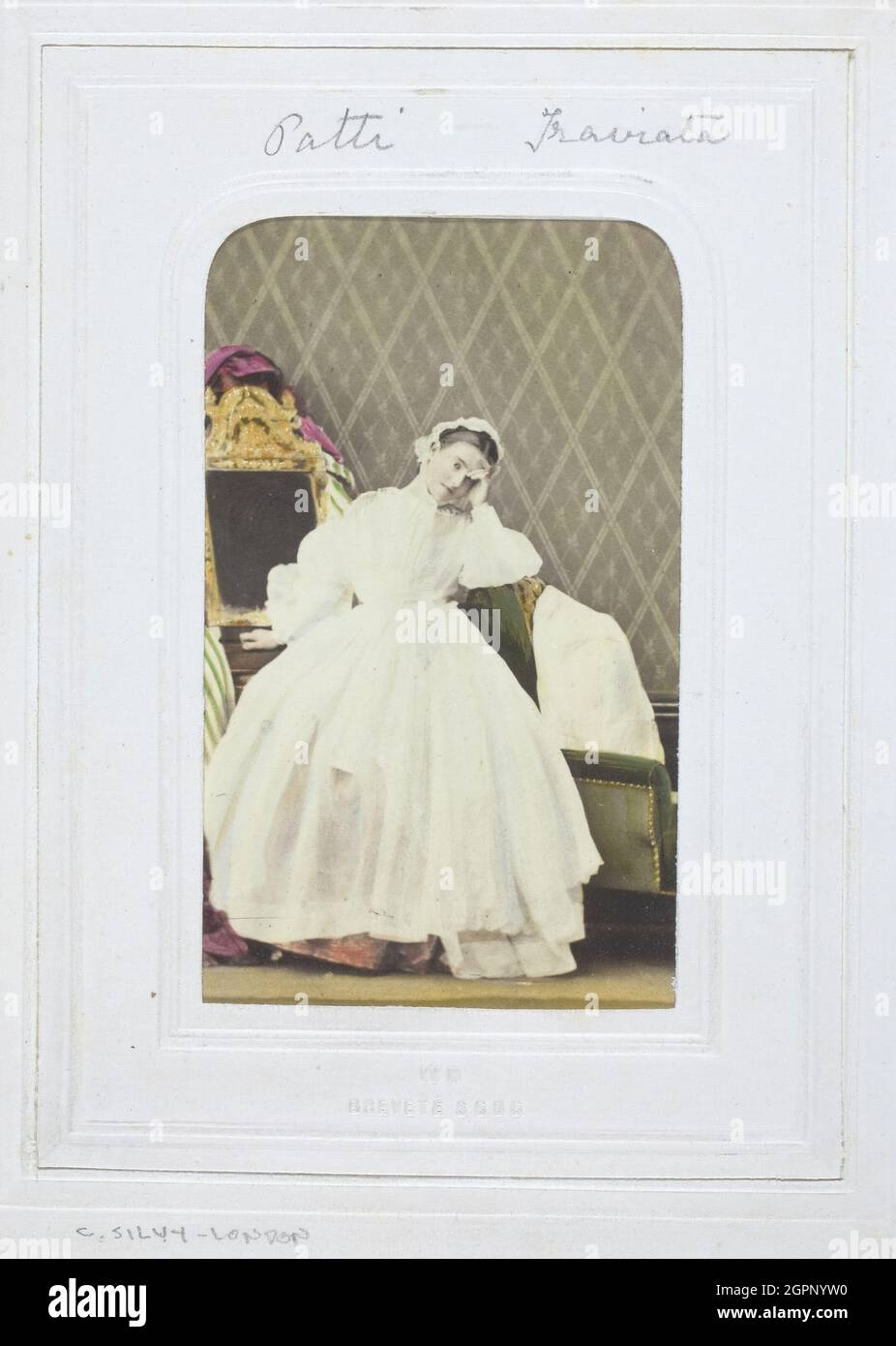 Adelina Patti, Traviata, 1860-69. [Italian opera singer Adelina Patti ...