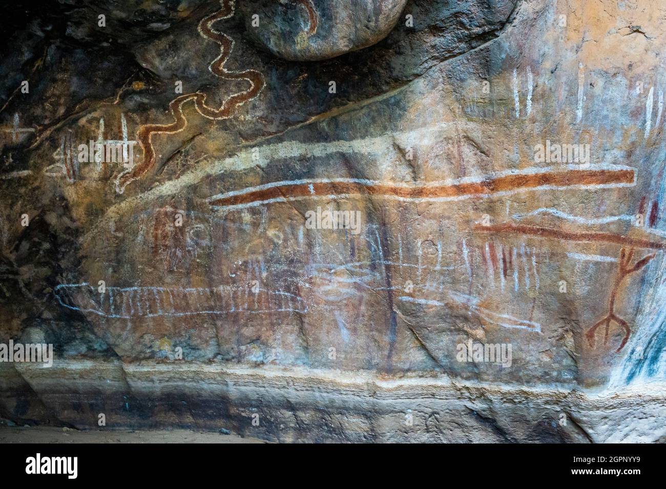 Mungana Rock Art site, Chillagoe-Mungana Caves National Park, North ...