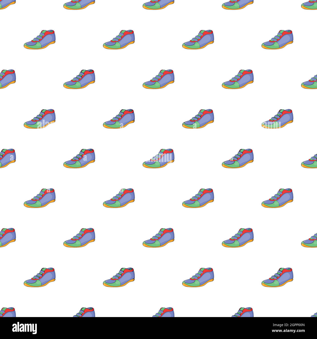 Cleats pattern, cartoon style Stock Vector Image & Art - Alamy