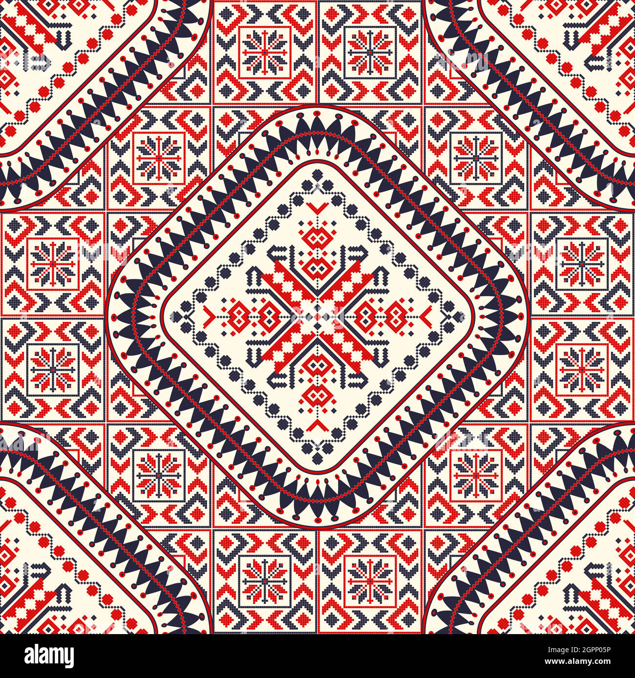 Romanian traditional pattern 53 Stock Vector Image & Art - Alamy