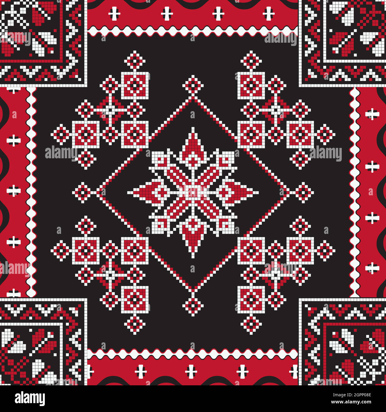 Romanian traditional pattern 213 Stock Vector Image & Art - Alamy