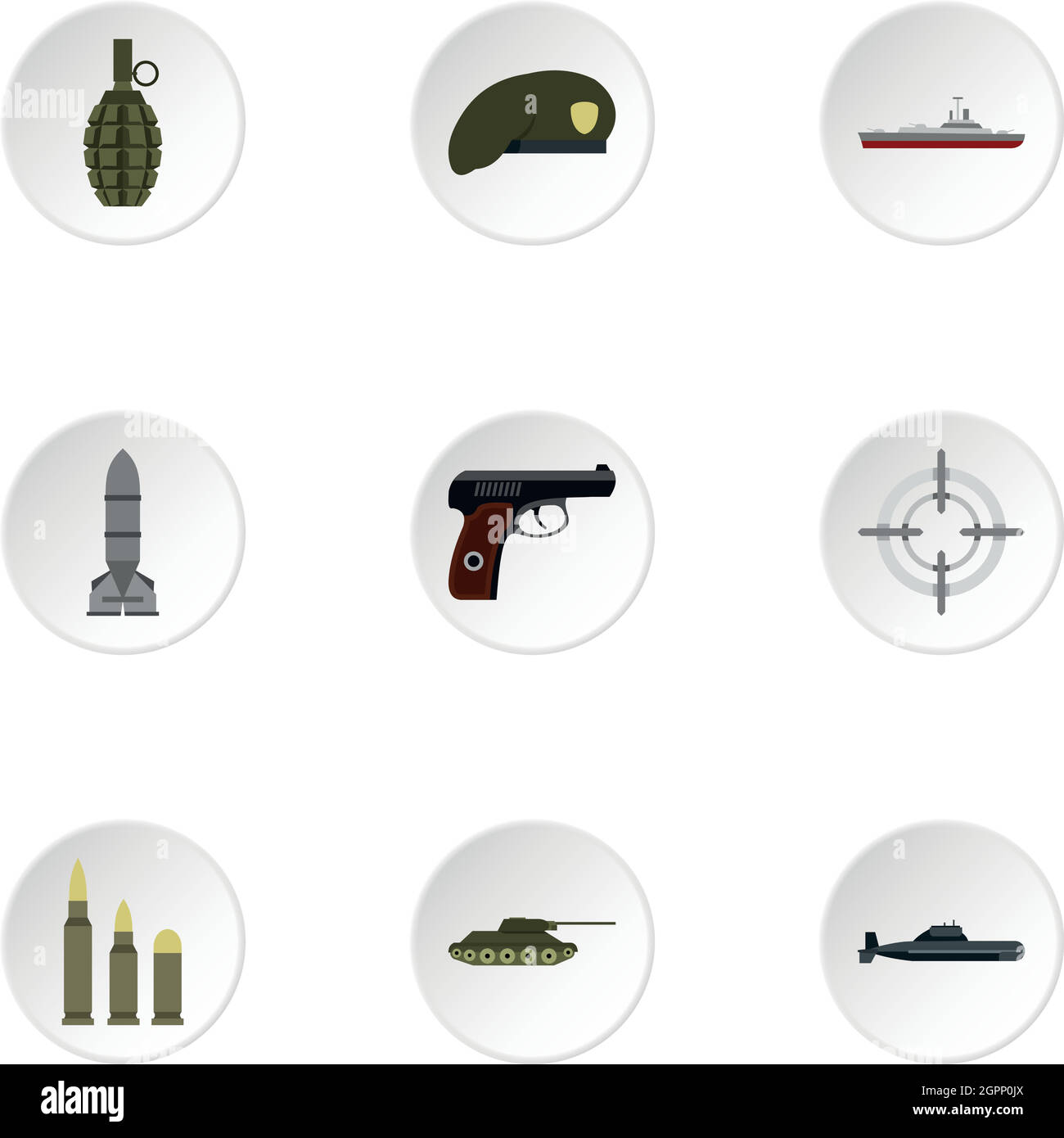 Weapons vector hi-res stock photography and images - Alamy