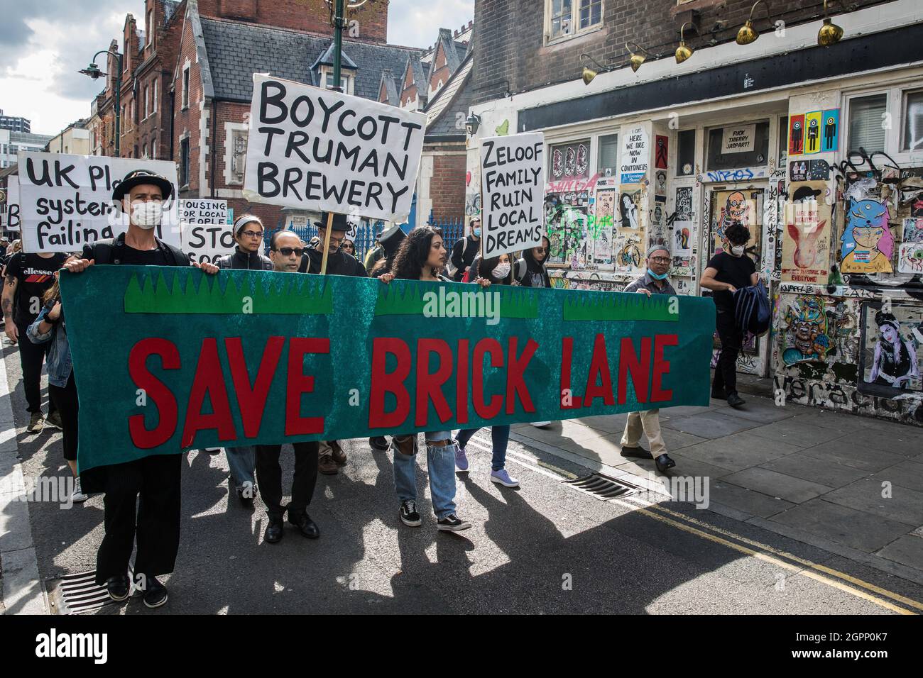 Anti gentrification march hi-res stock photography and images - Alamy