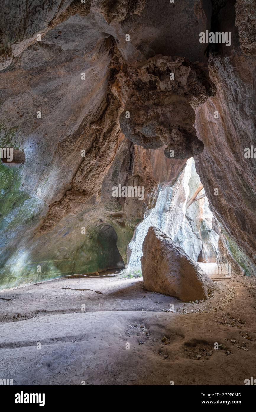 Cavern at the Archways, a semi-open cave system at Chillagoe-Mungana ...