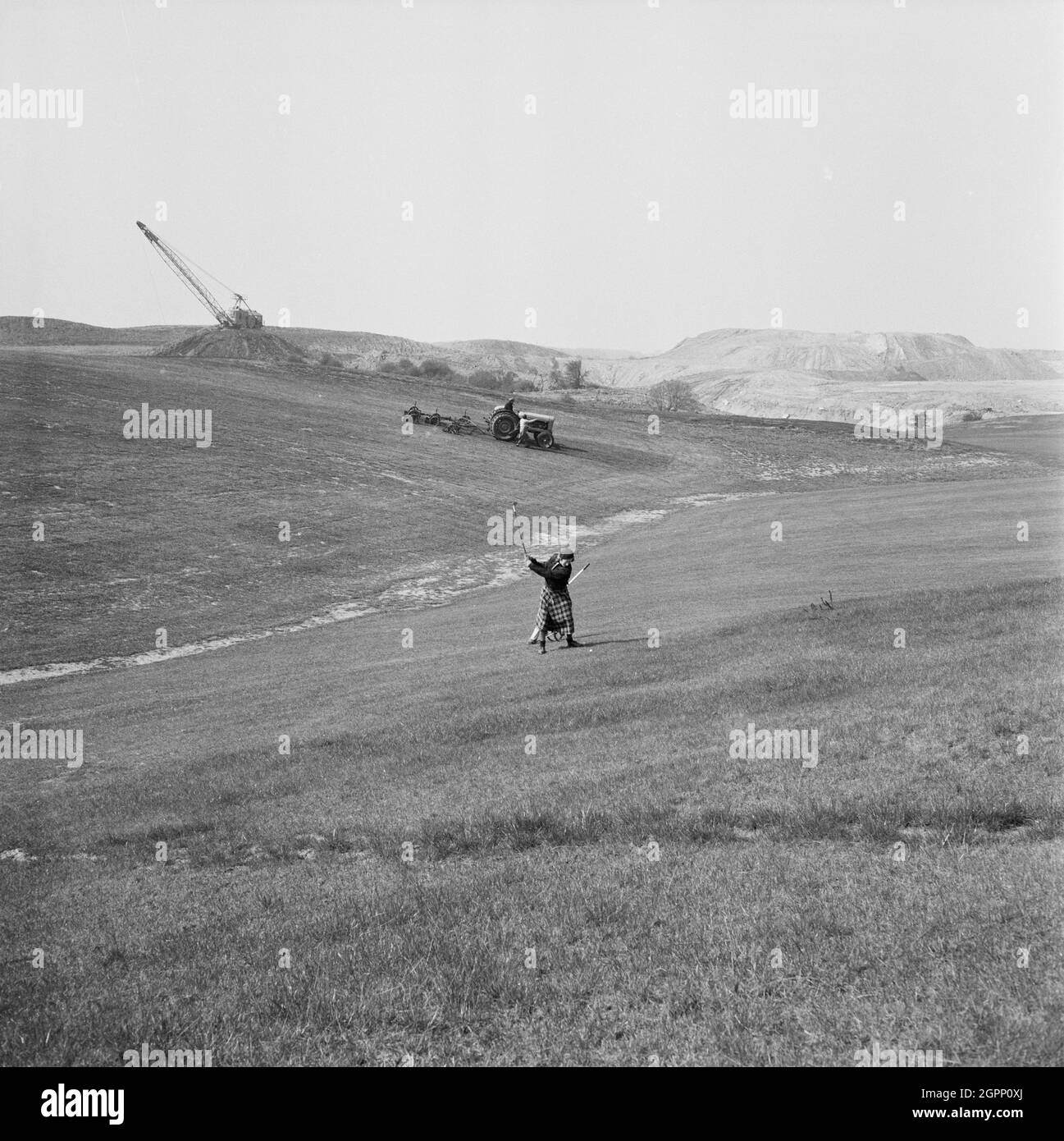A view of the restoration of Whitley Bay Golf Course following the ...