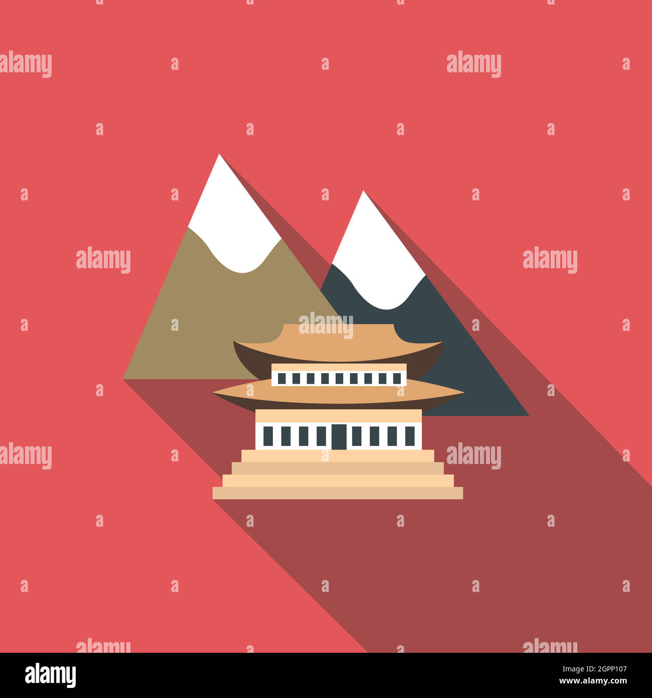 Pagoda rooftop Stock Vector Images - Alamy