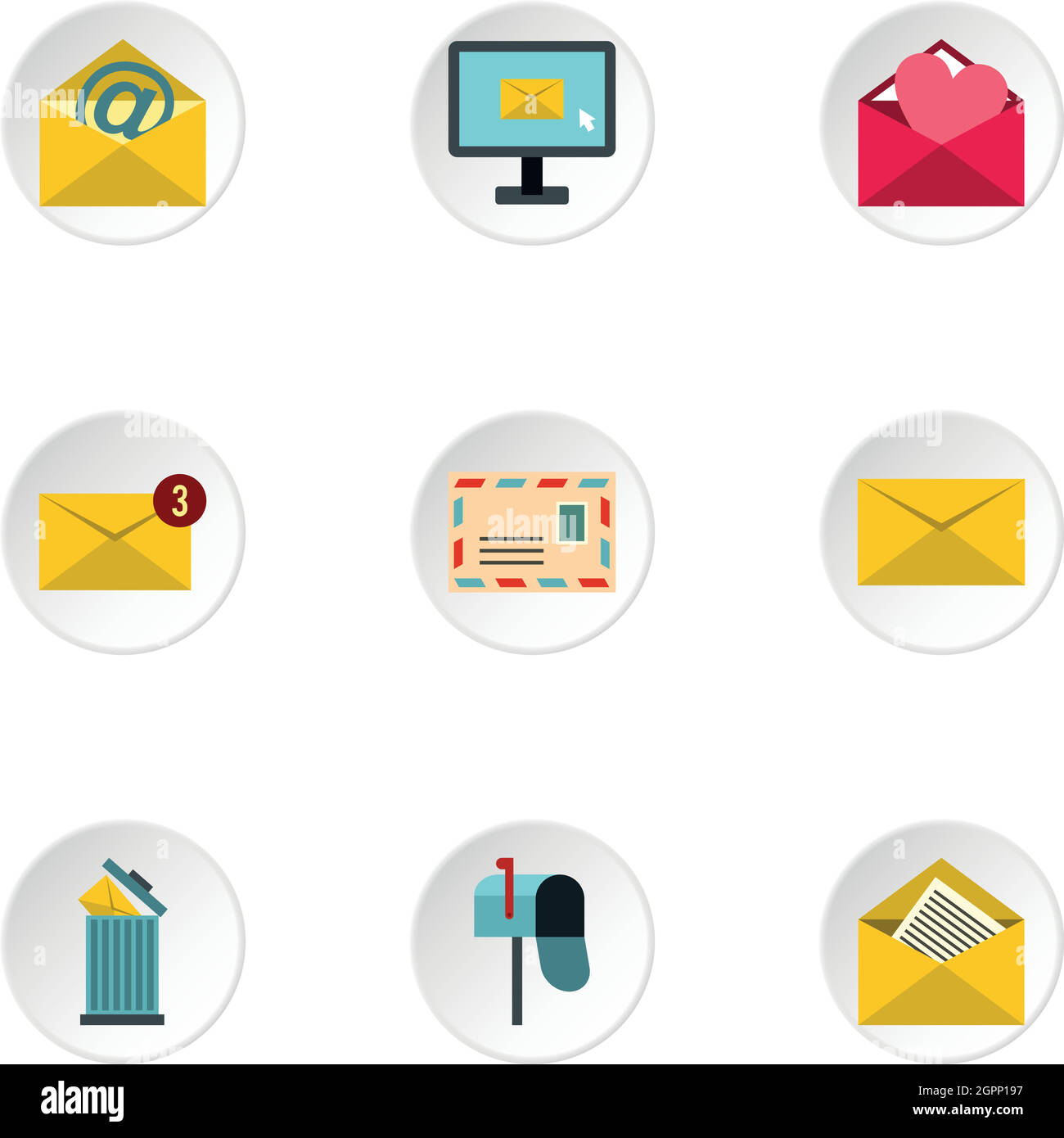 Receiving messages Stock Vector Images - Alamy