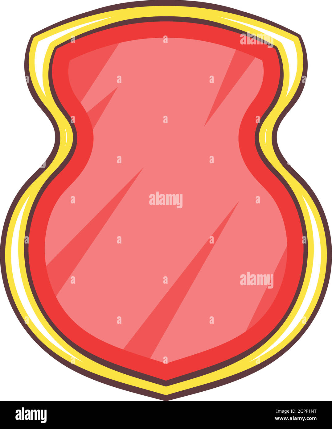 Safety shield icon, cartoon style Stock Vector Image & Art - Alamy