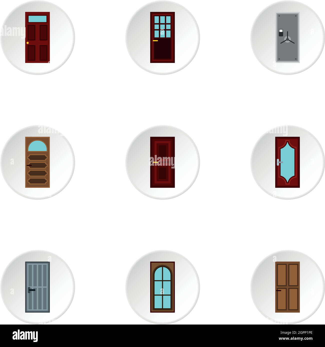 Interior doors icons set, flat style Stock Vector Image & Art - Alamy Interior doors icons set, flat style Stock Vector Image & Art - Alamy