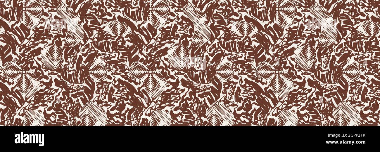 Seamless two tone hand drawn brushed effect pattern border swatch Stock ...