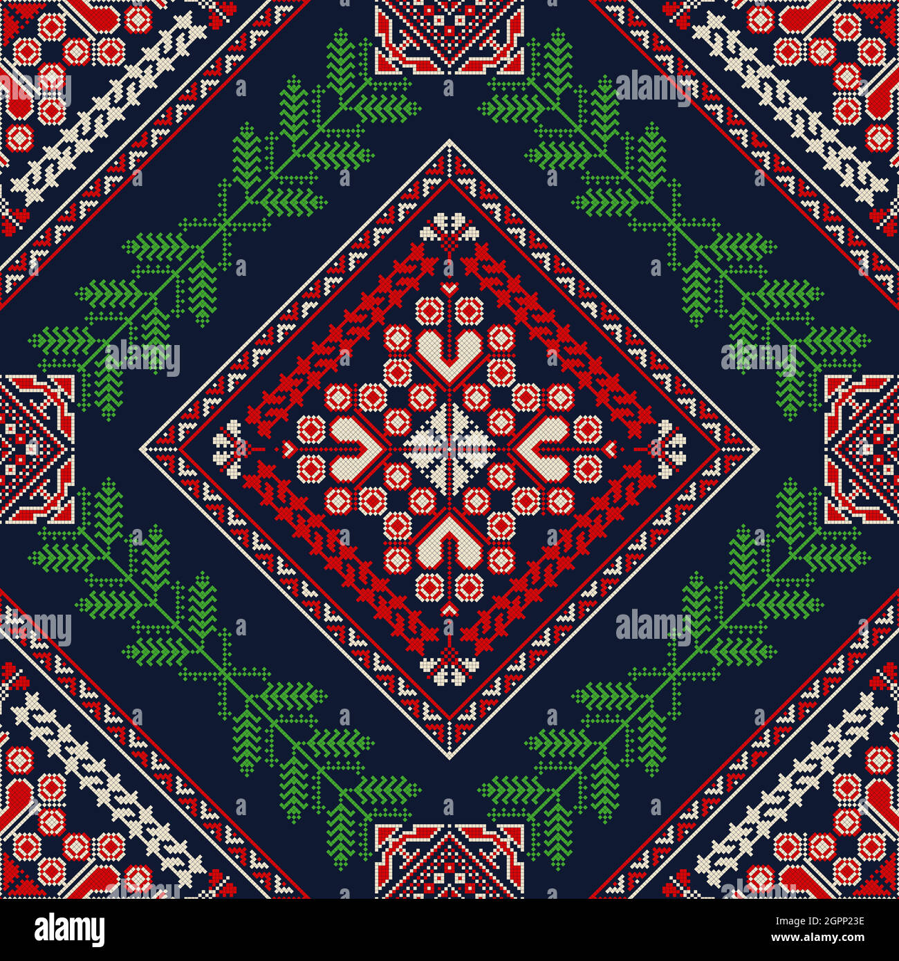 Romanian traditional pattern 76 Stock Vector Image & Art - Alamy