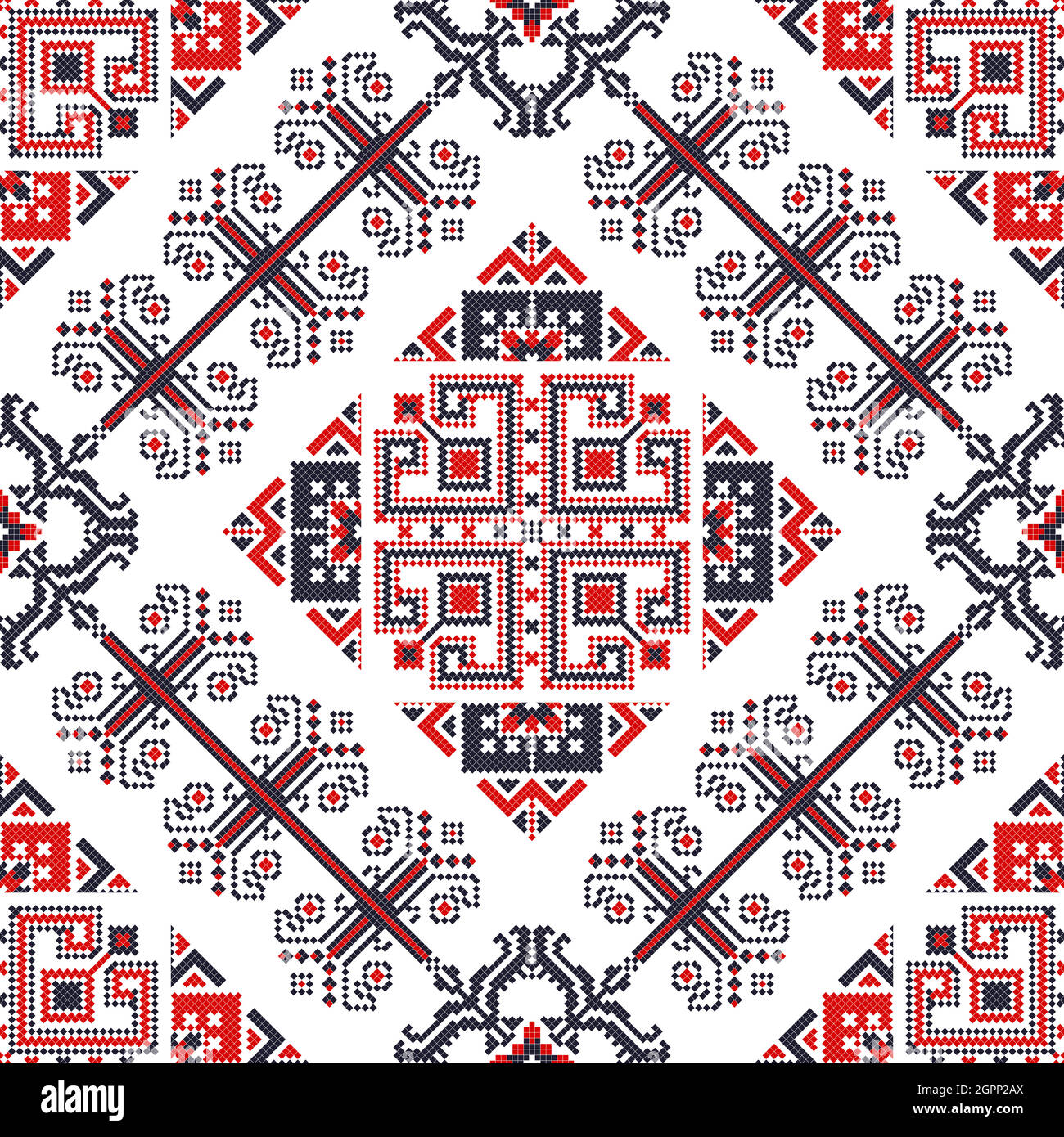 Romanian traditional pattern 177 Stock Vector Image & Art - Alamy