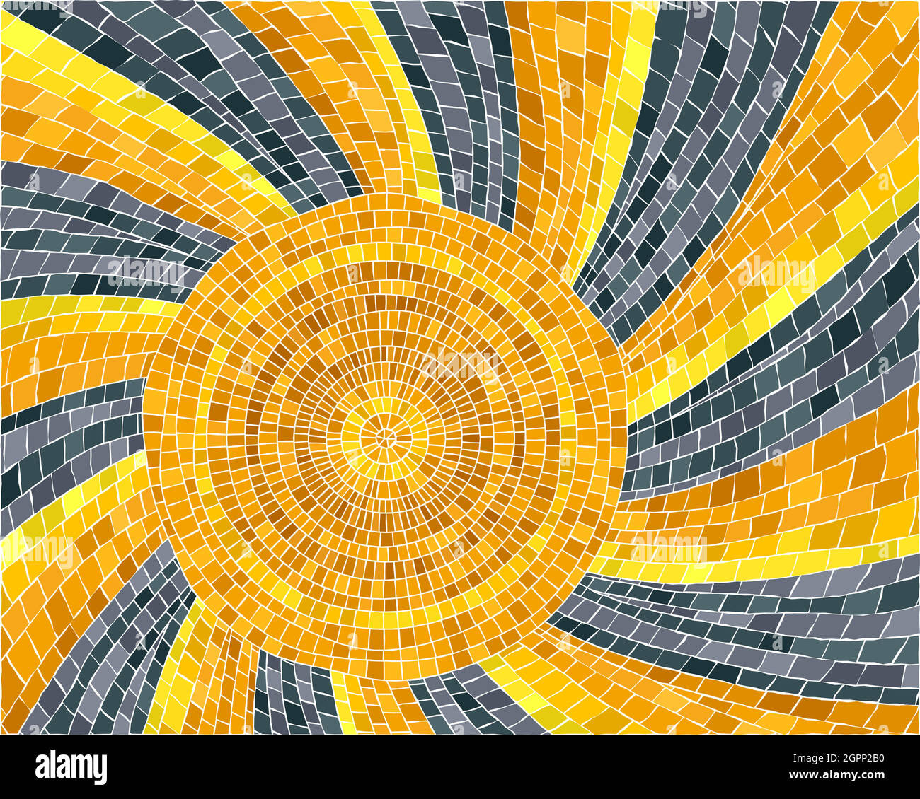 Round mosaic Stock Vector Images - Alamy