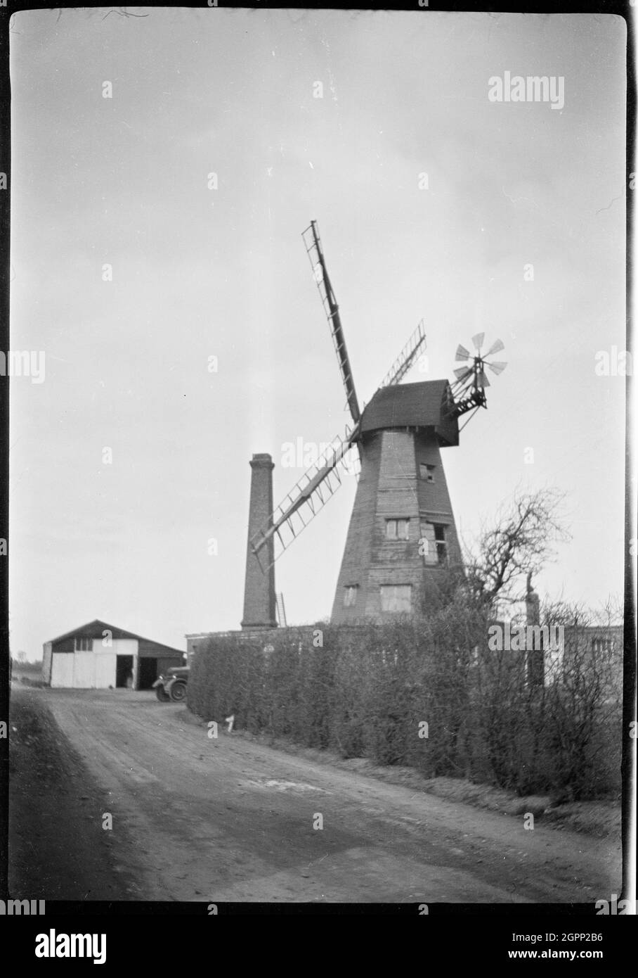 Newington Mill, Newington, Ramsgate, Thanet, Kent, 1929. A view of ...