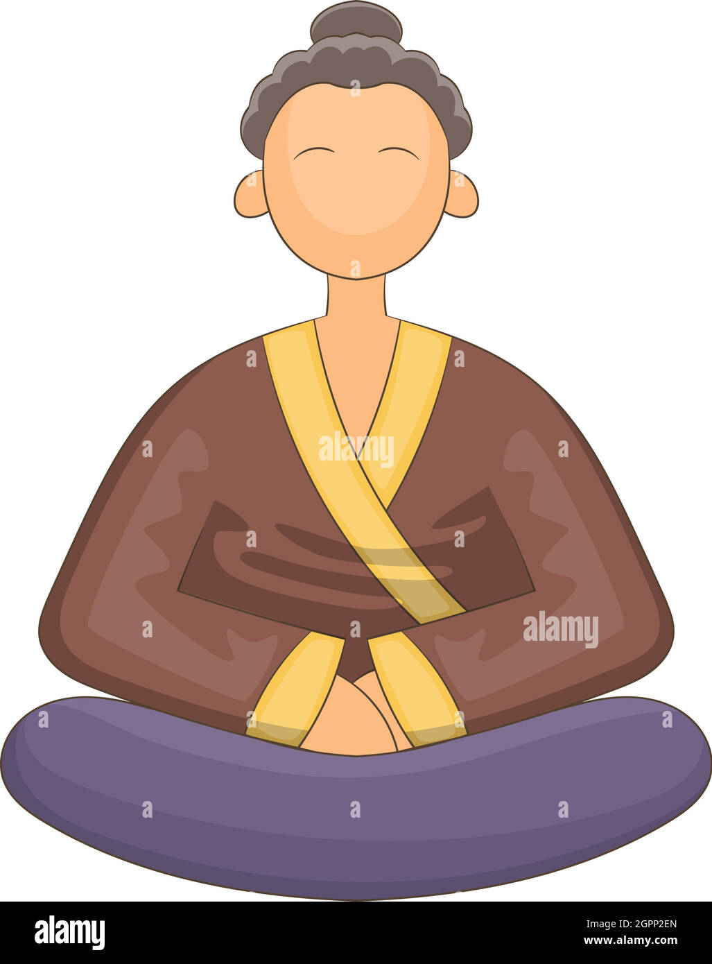 Japanese monk temple Stock Vector Images - Alamy