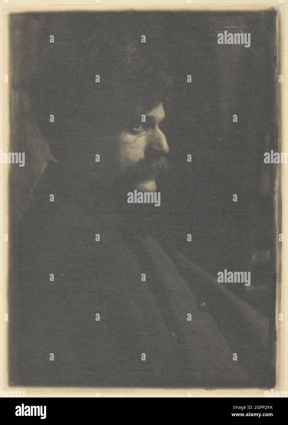 Portrait of Alfred Stieglitz, c. 1899. Platinum print Stock Photo - Alamy
